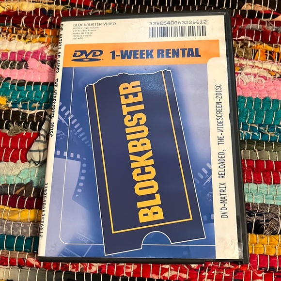 DVD | Media | Matrix Reloaded 2 Disc Widescreen Blockbuster Films ...